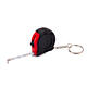 EXACTO key ring with tape measure 1 m, red | Promolog
