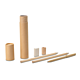 TUBA stationery set in a tube, beige | Promolog